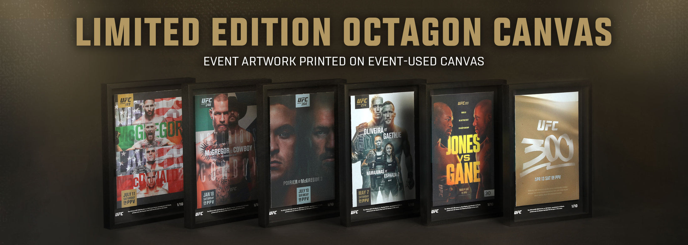 UFC Canvas Posters