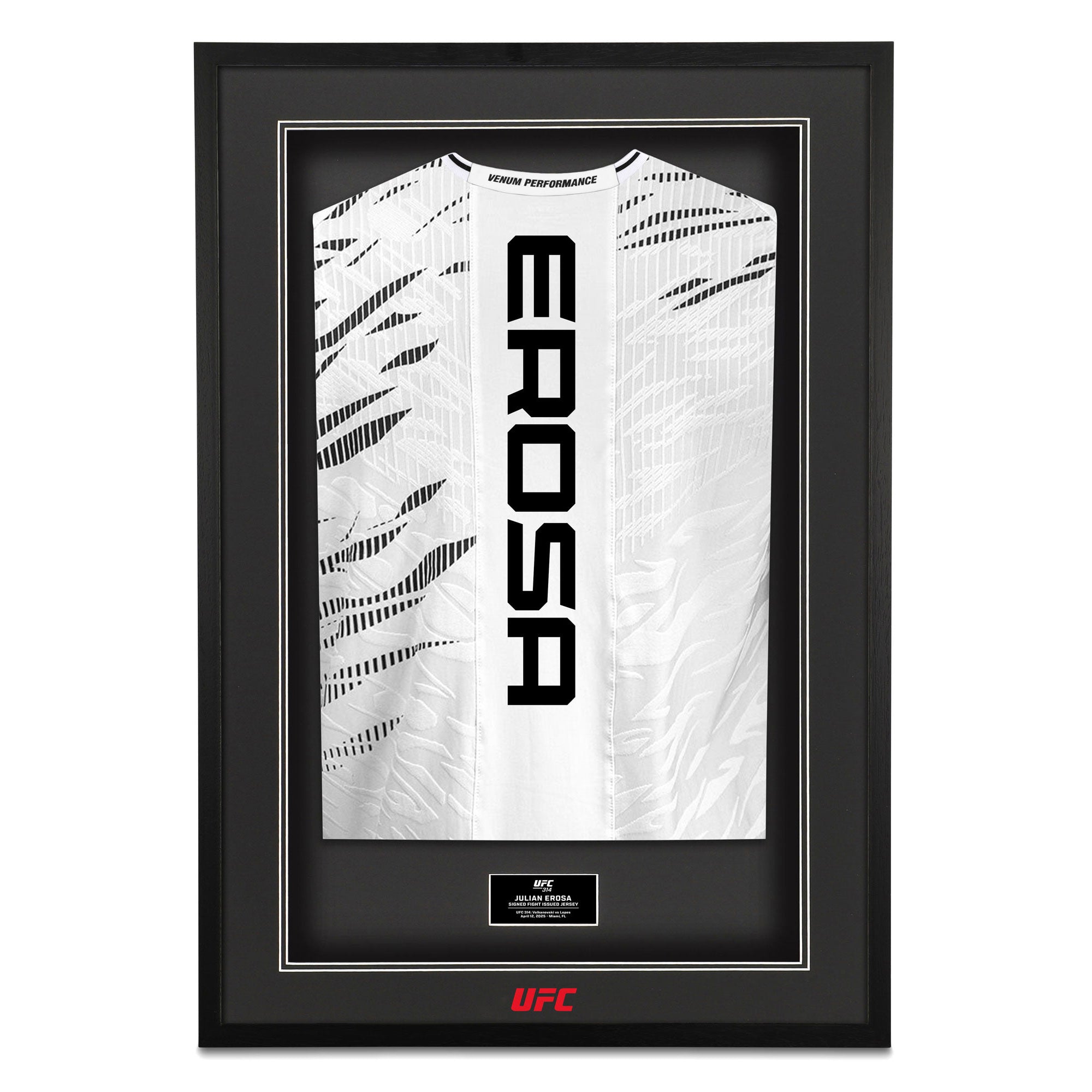 Julian Erosa Signed 1-of-1 Fight Issued Jersey UFC 314: Volkanovski vs