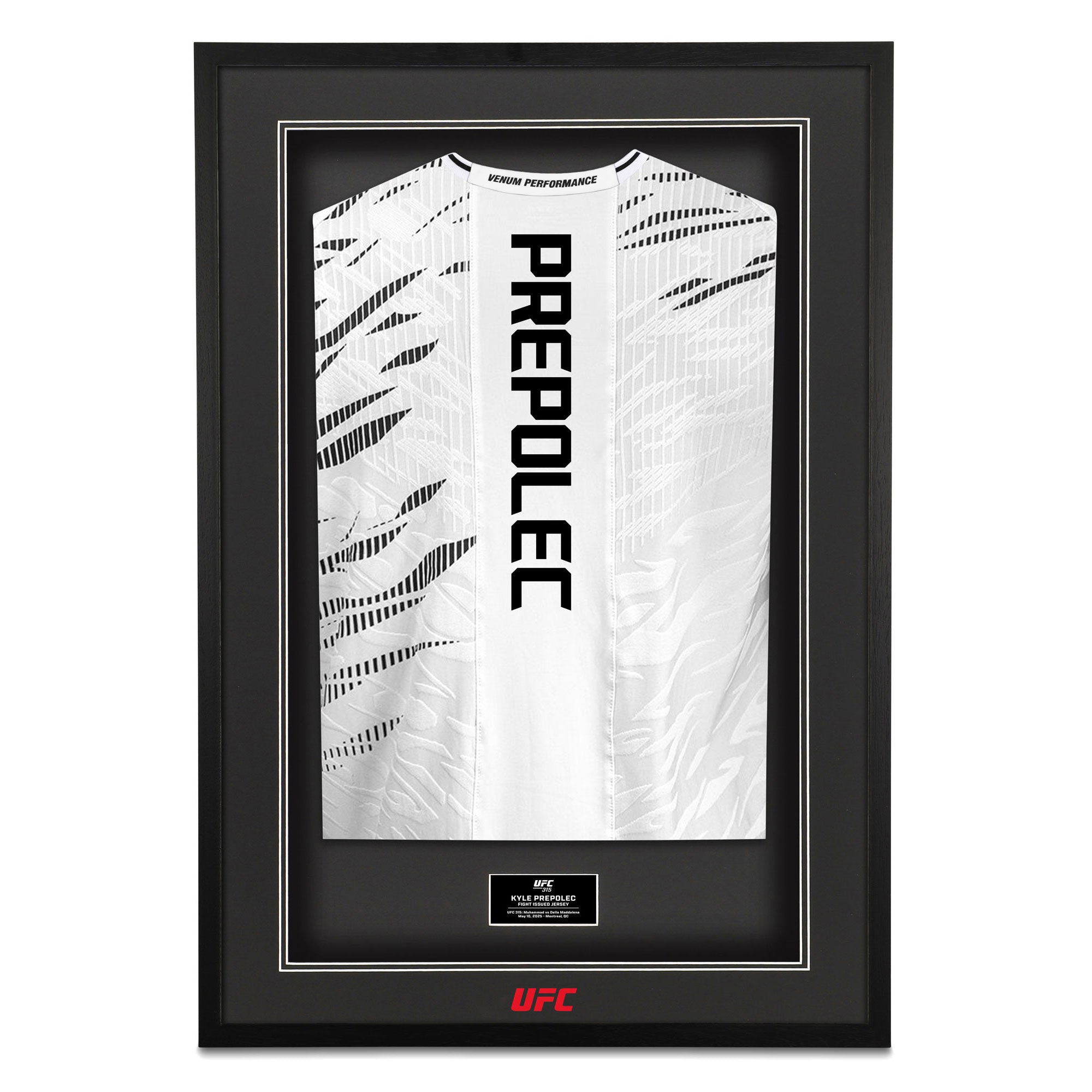 Kyle Prepolec 1-of-1 Fight Issued Jersey UFC 315: Muhammad vs Della Ma