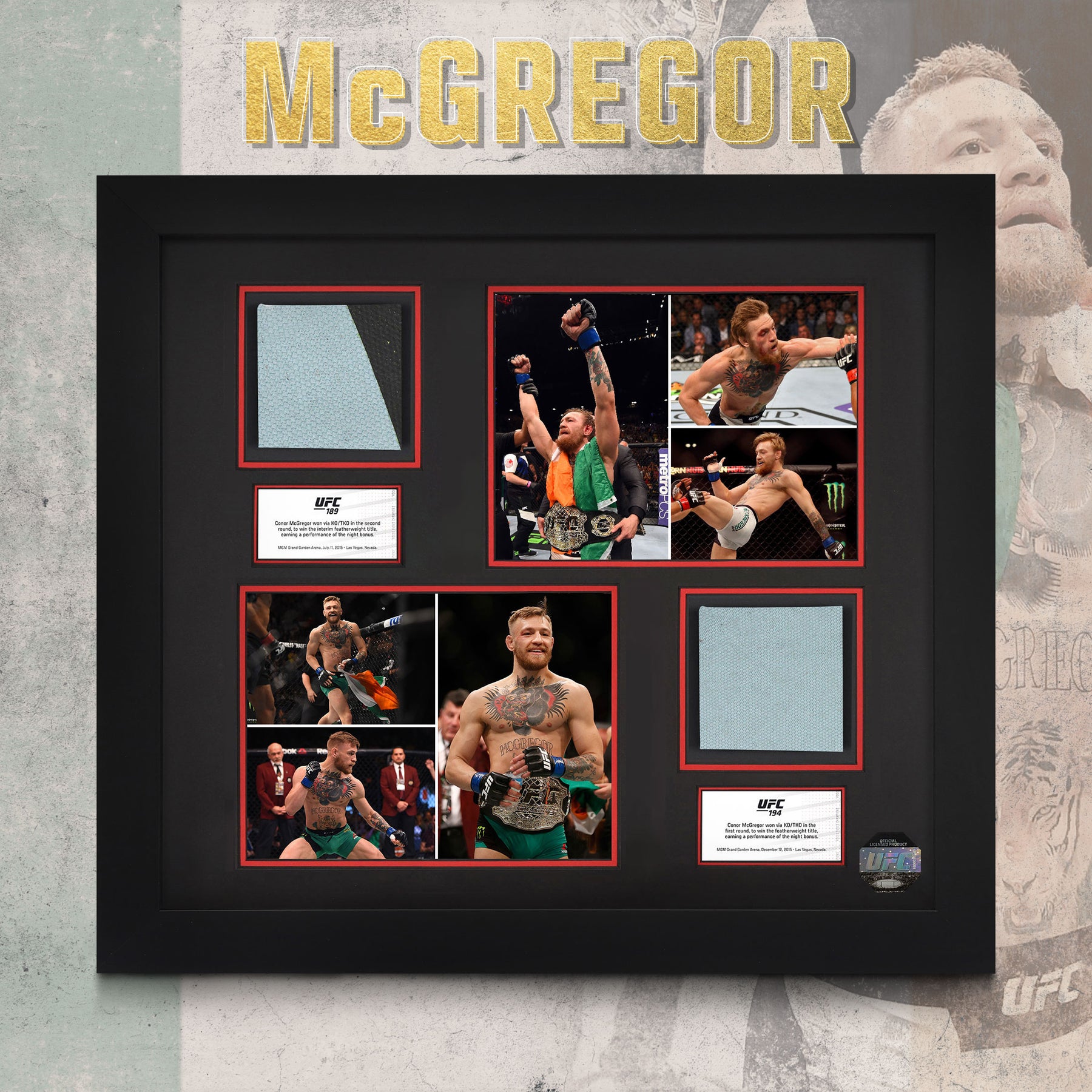Conor McGregor Merch | Signed Conor McGregor Memorabilia | UFC Collectibles