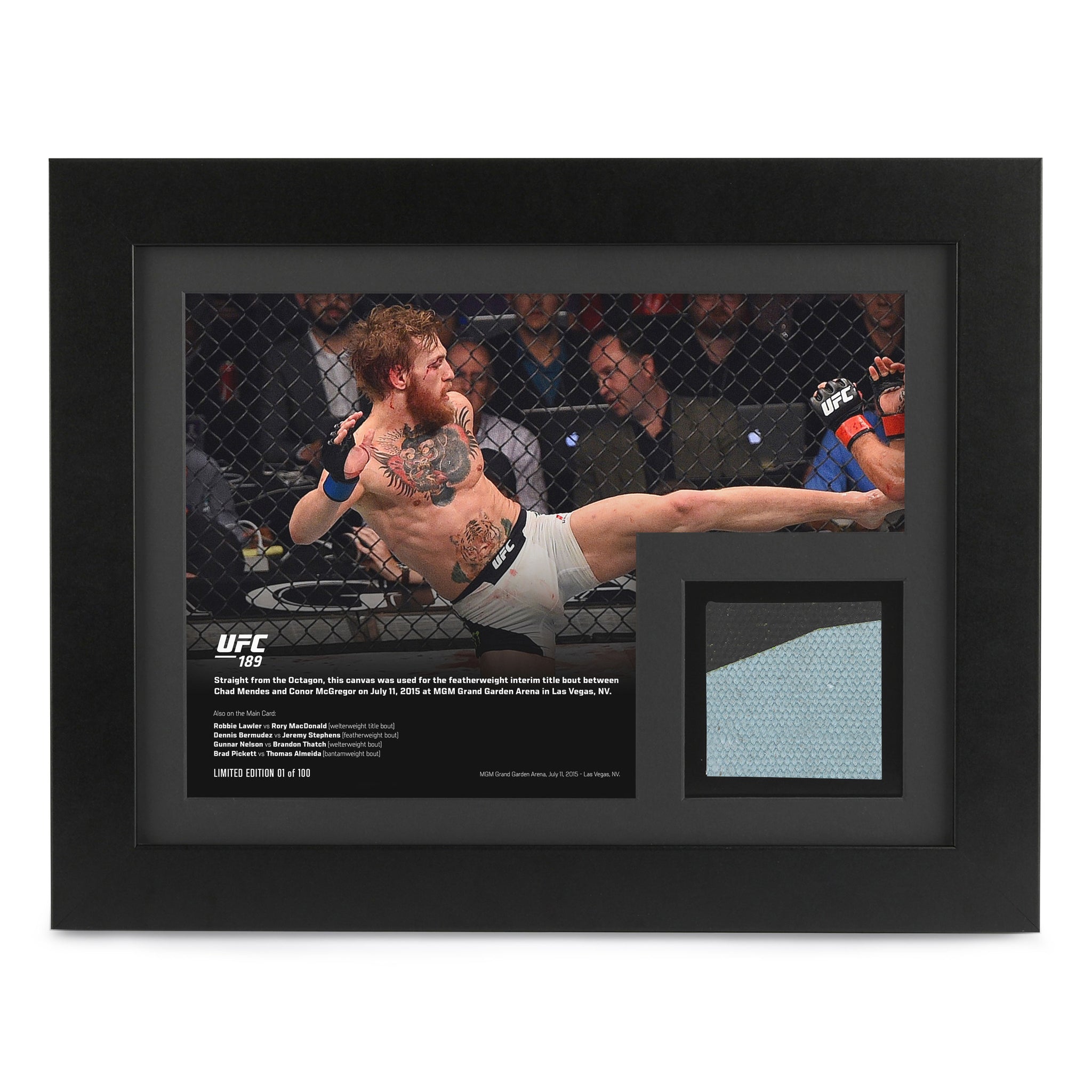 Conor McGregor Limited Edition UFC 189 Canvas & Photo