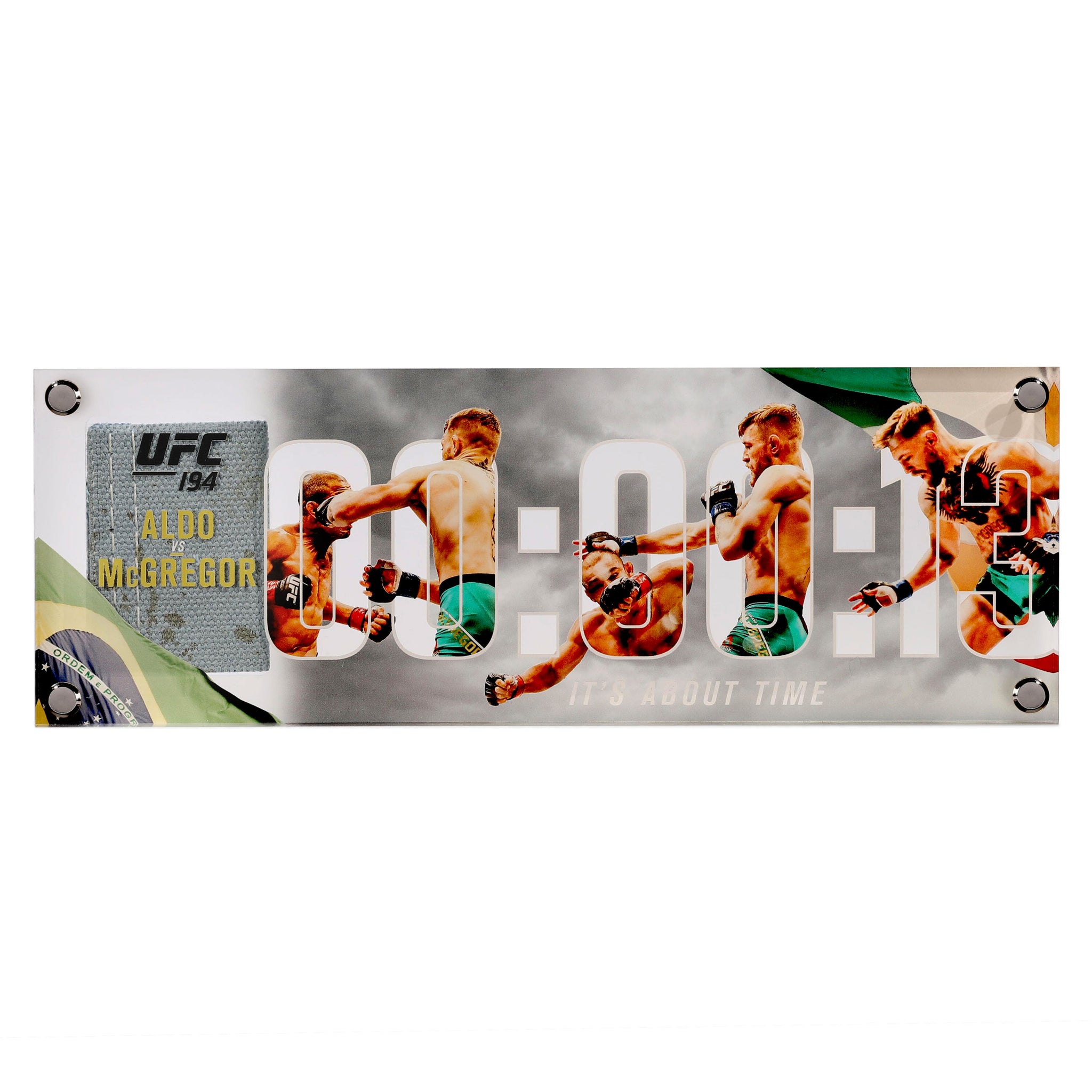 UFC 194: Aldo vs McGregor Limited Edition Canvas in Acrylic