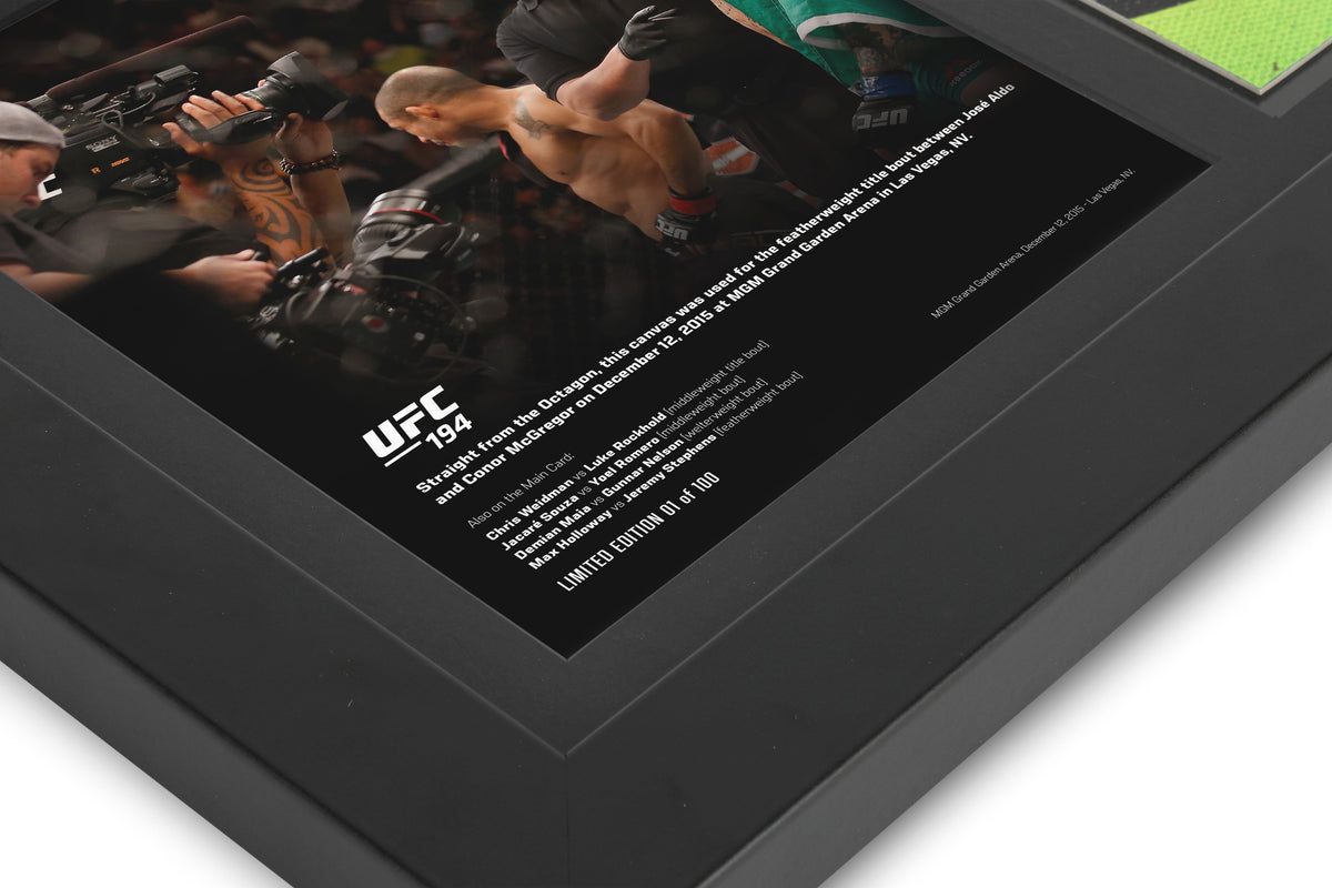 Conor McGregor Limited Edition UFC 194 Canvas & Photo – UFC Collectibles