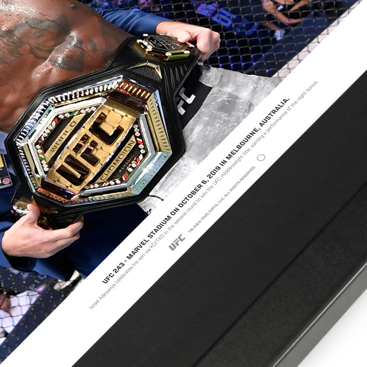 Israel Adesanya Signed Photo UFC 243 – UFC Collectibles