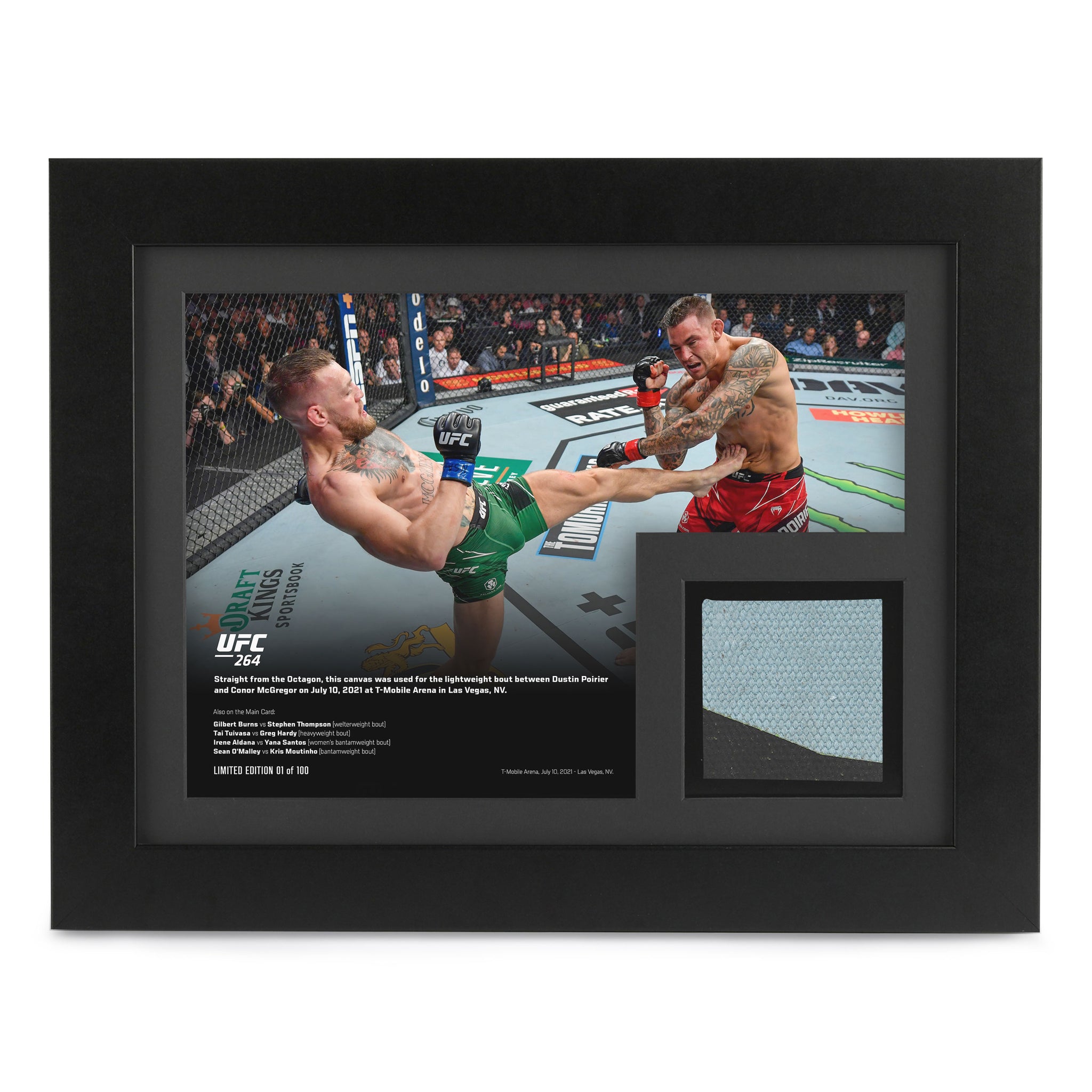 Conor McGregor Limited Edition UFC 264 Canvas & Photo