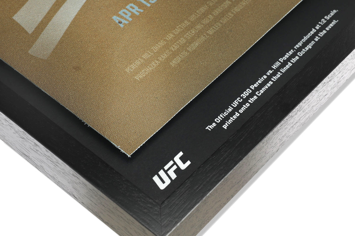 UFC 300: Pereira vs Hill Limited Edition Canvas Poster – UFC Collectibles