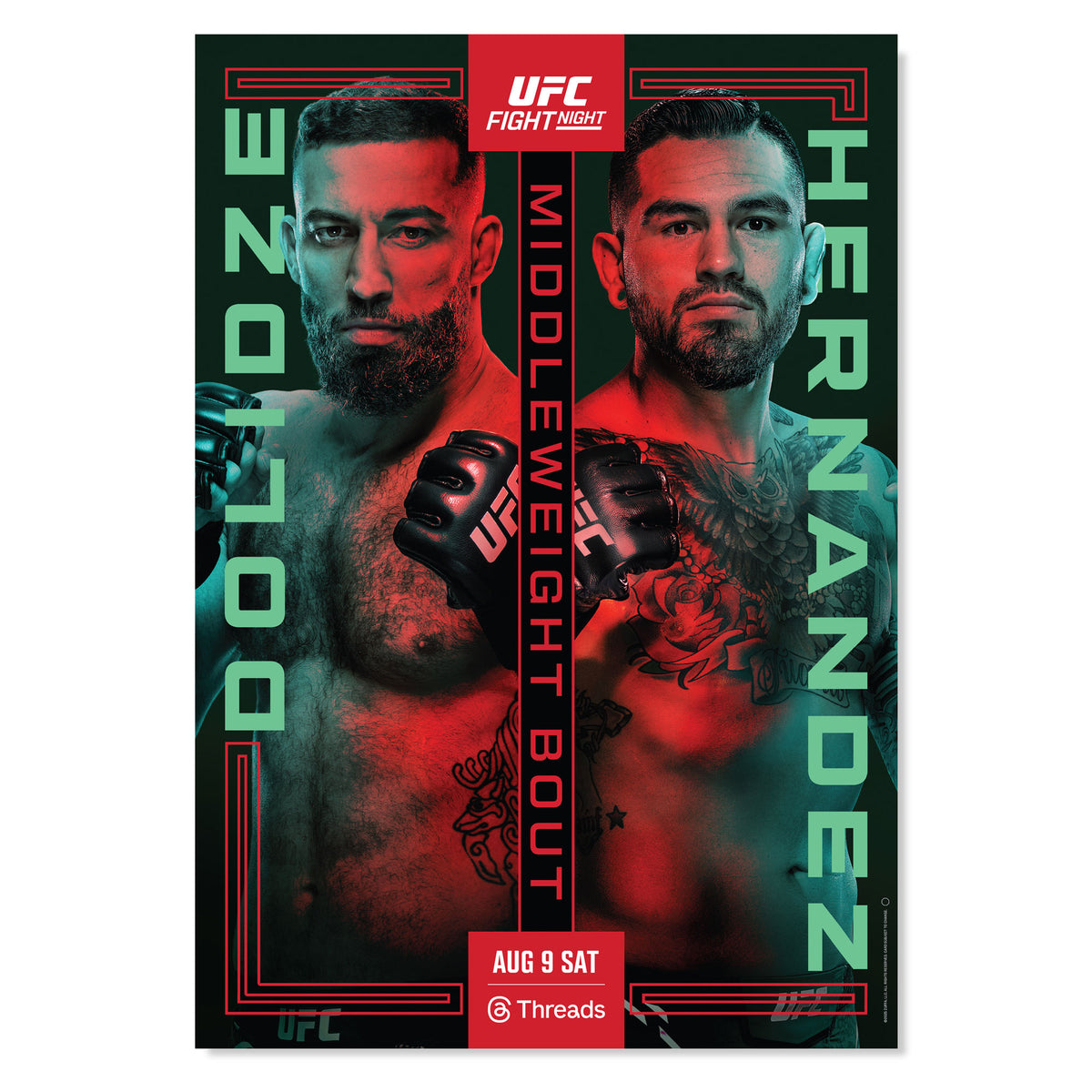 UFC Fight Night: Dolidze vs Hernandez Autographed Event Poster – UFC ...
