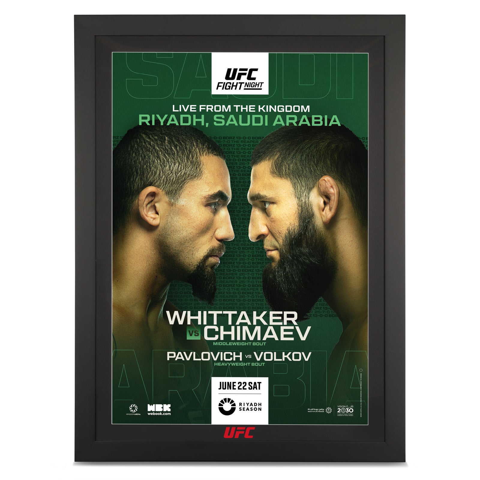 Khamzat Chimaev Merch | Signed Khamzat Chimaev Memorabilia | UFC ...