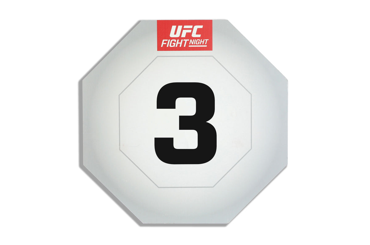 UFC Fight Night: Yan vs Figueiredo 1-of-1 Event Used Round Card Three ...