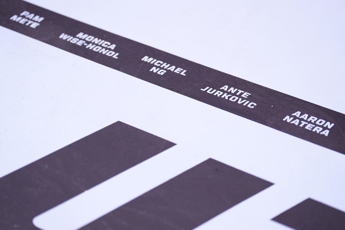 UFC Name on Canvas | UFC Collectibles