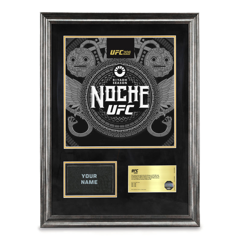 UFC Name on Canvas | UFC Collectibles