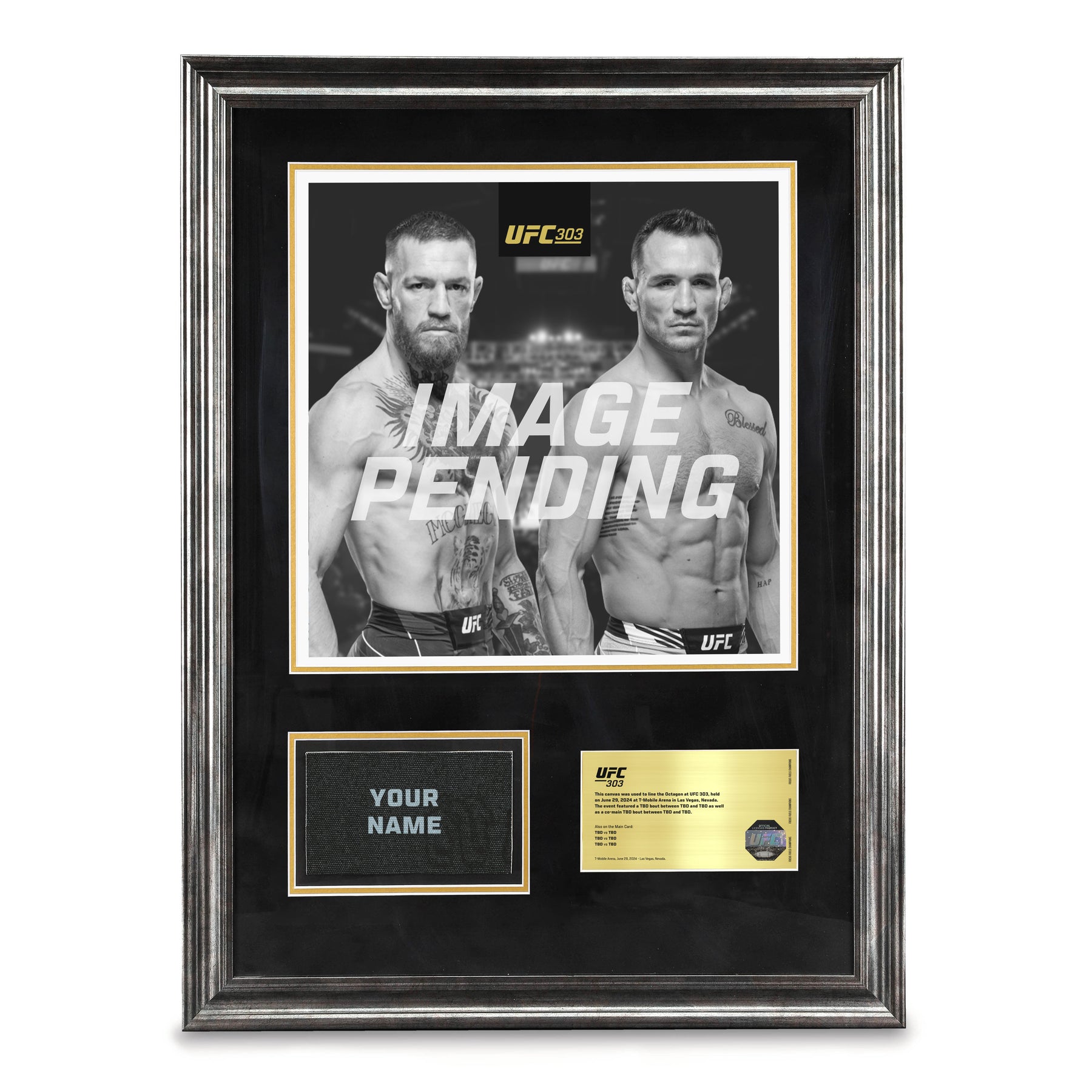 UFC Name on Canvas | UFC Collectibles