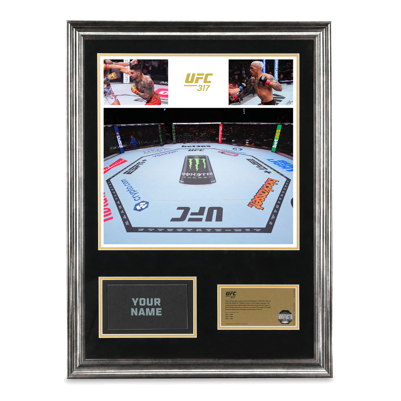 Name on Canvas UFC Memorabilia | UFC Collectibles