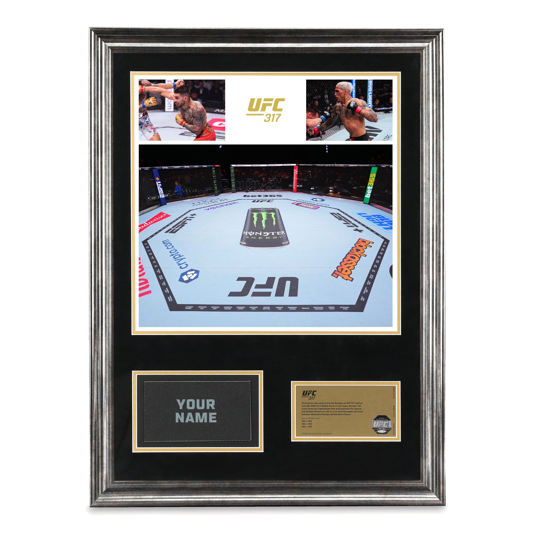 Name on Canvas UFC Memorabilia | UFC Collectibles