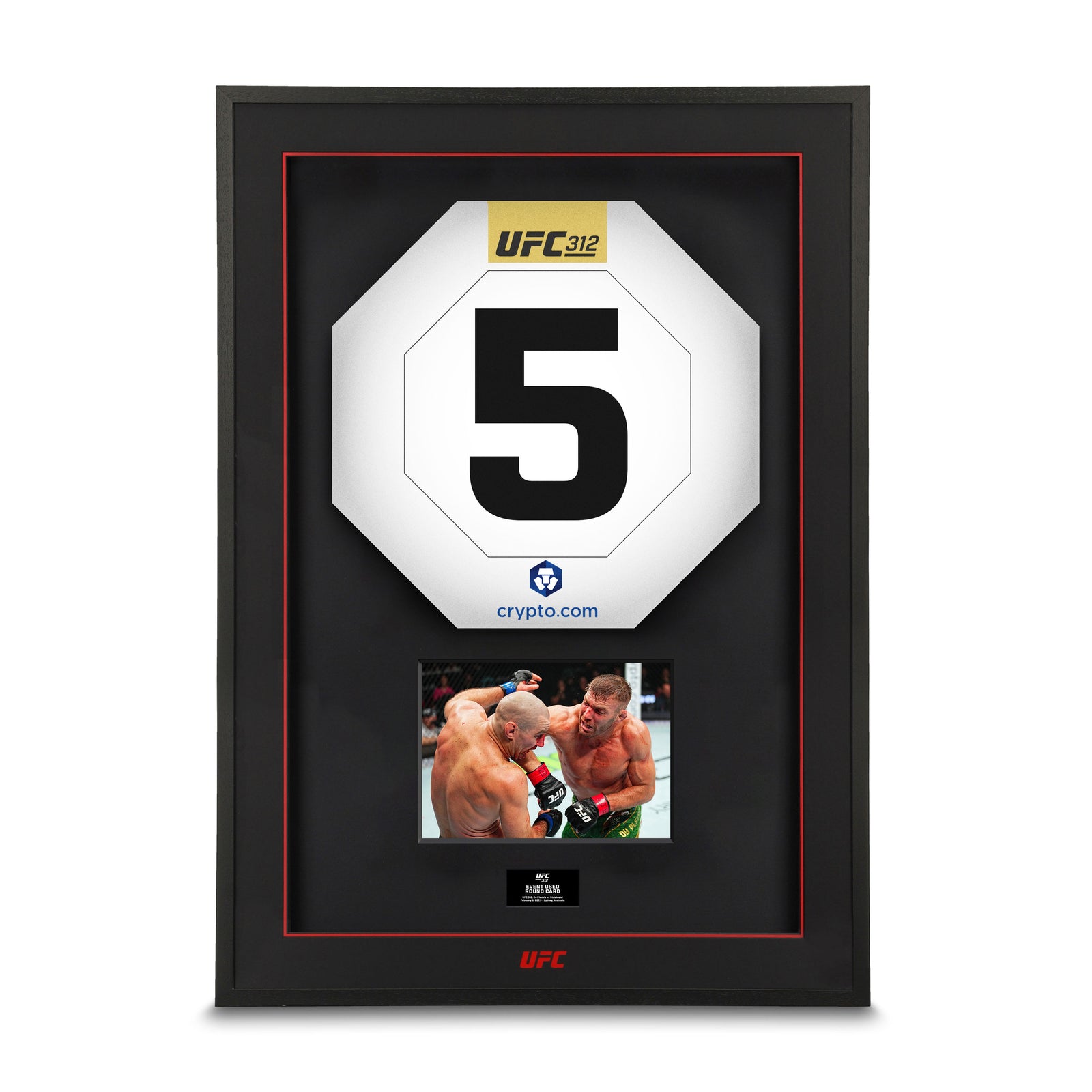Official UFC Round Cards | Event Used | UFC Collectibles