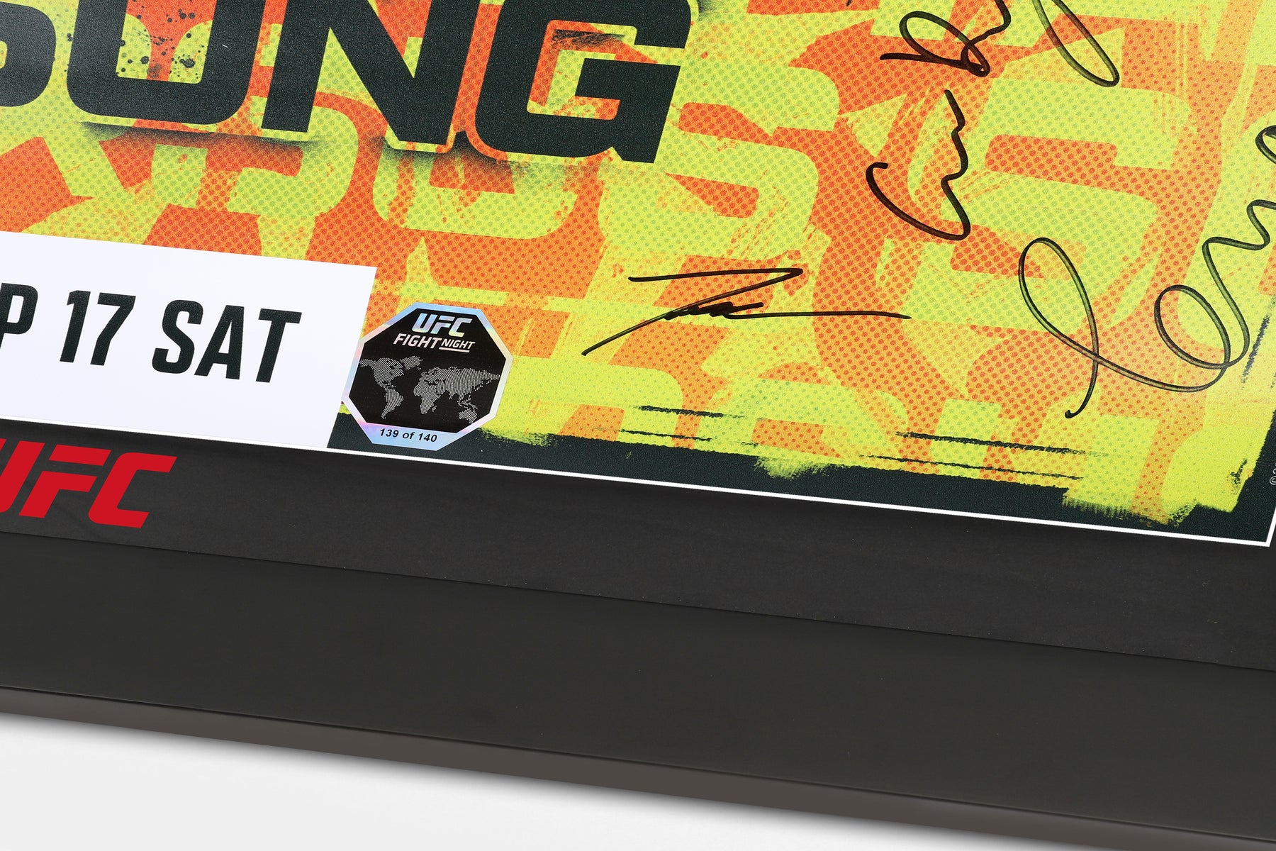 UFC Signed Posters | Autographed UFC Event Posters | UFC Collectibles ...