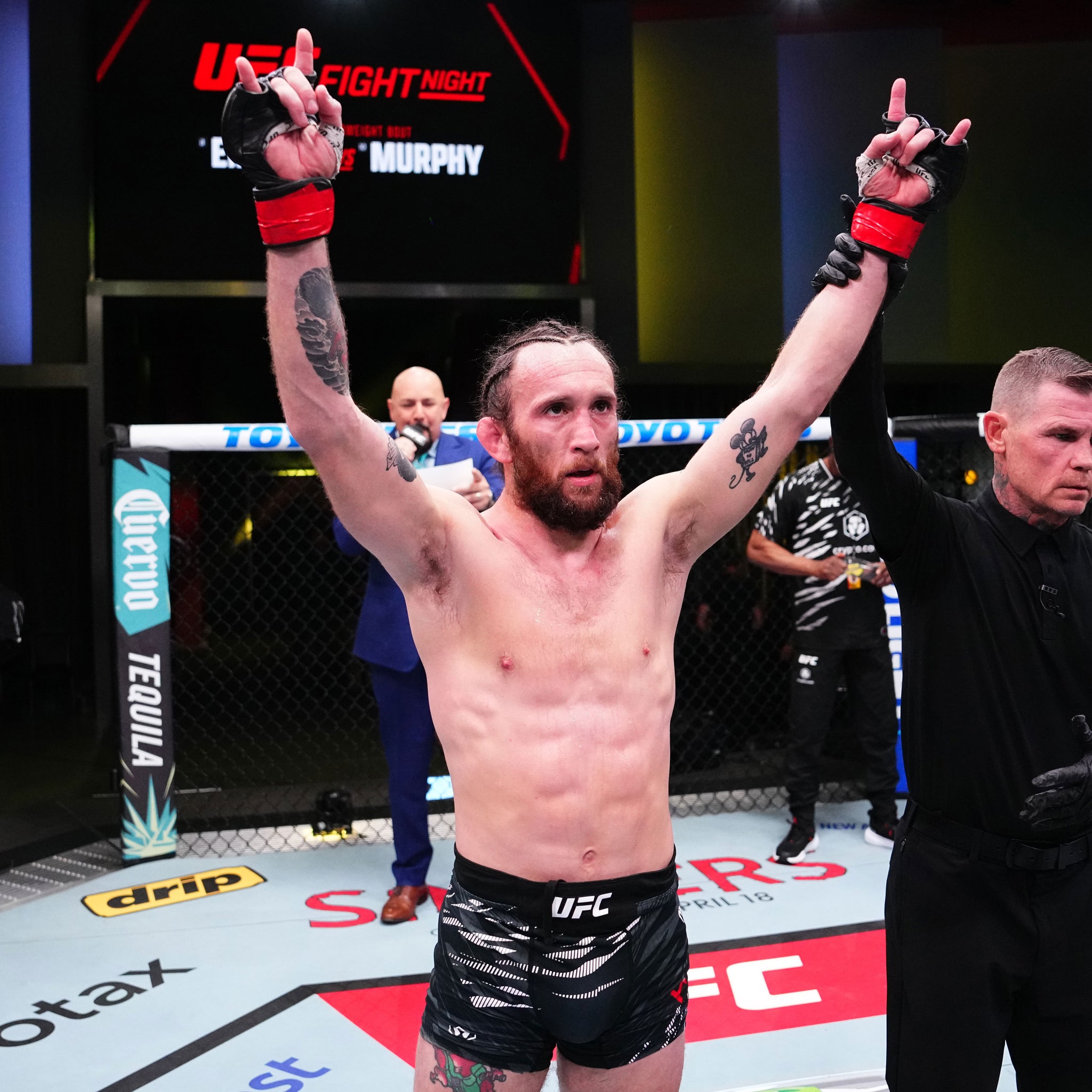 Victor Henry Signed 1-of-1 Fight Issued Hoodie UFC Fight Night: Emmett