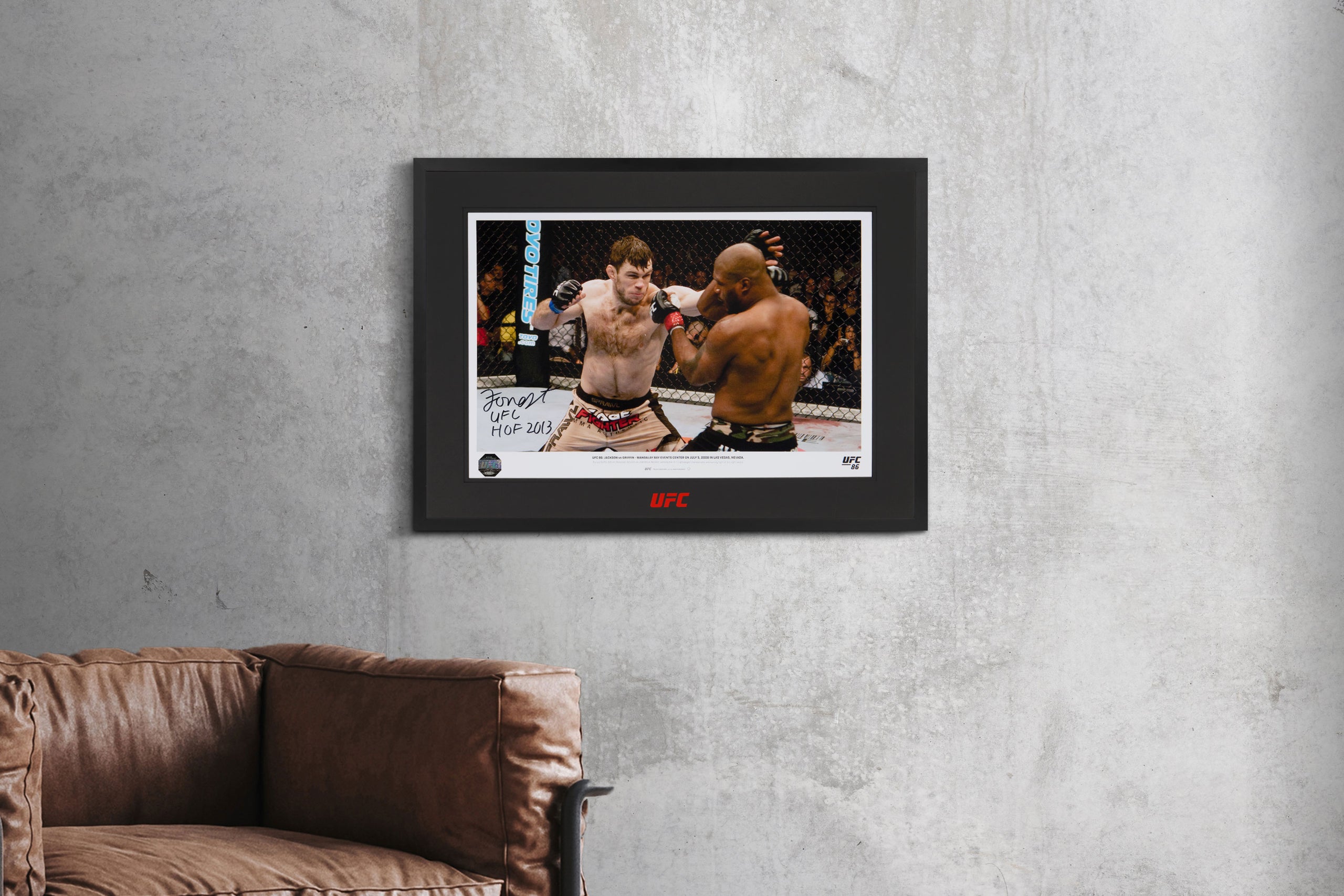 Official UFC Autographed Framed Photos | UFC Collectibles