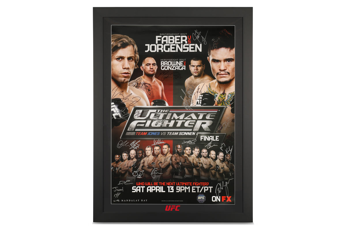 UFC Signed Posters | Autographed UFC Event Posters | UFC Collectibles ...