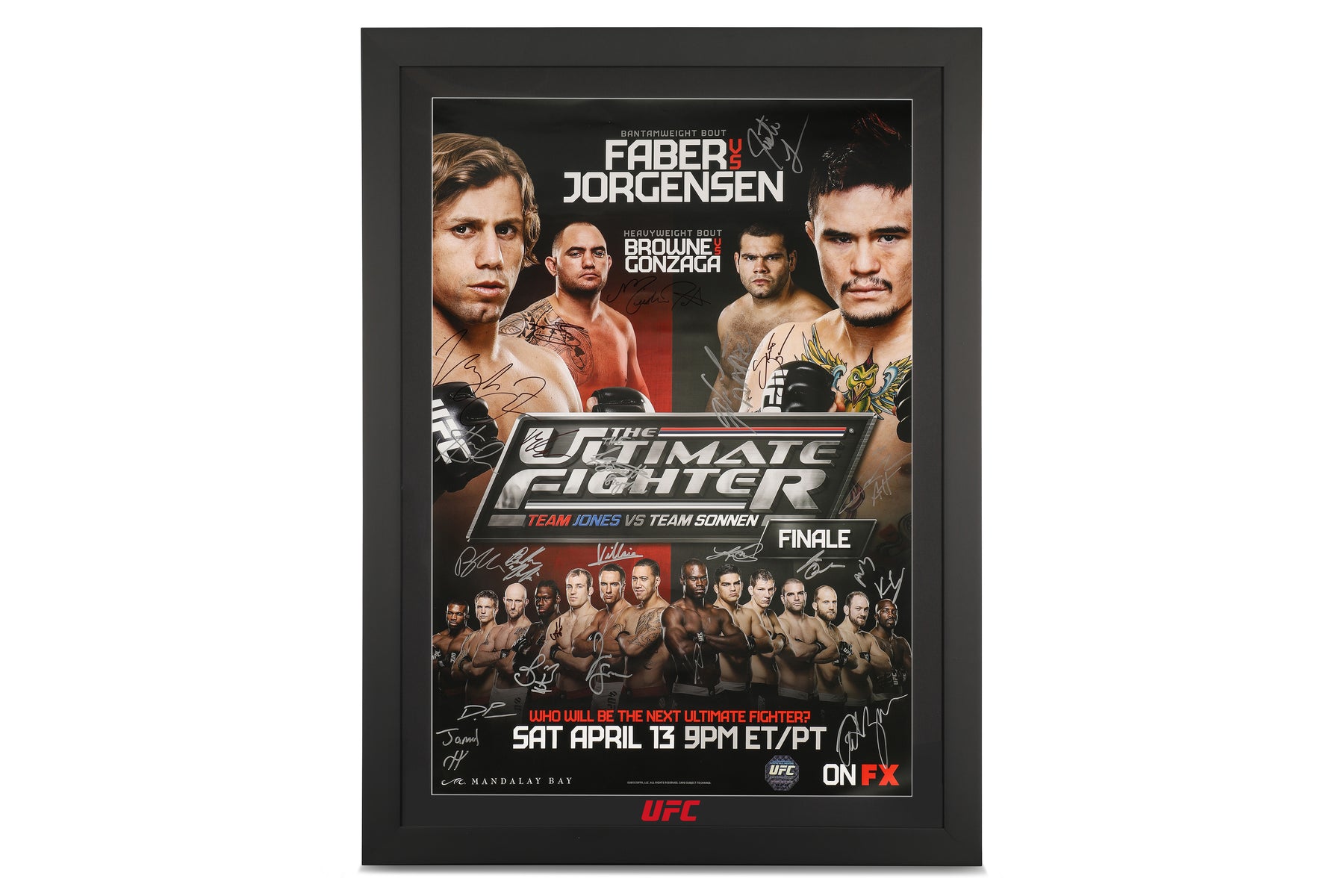 Signed UFC Fight Posters | Autographed UFC Event Posters | UFC ...