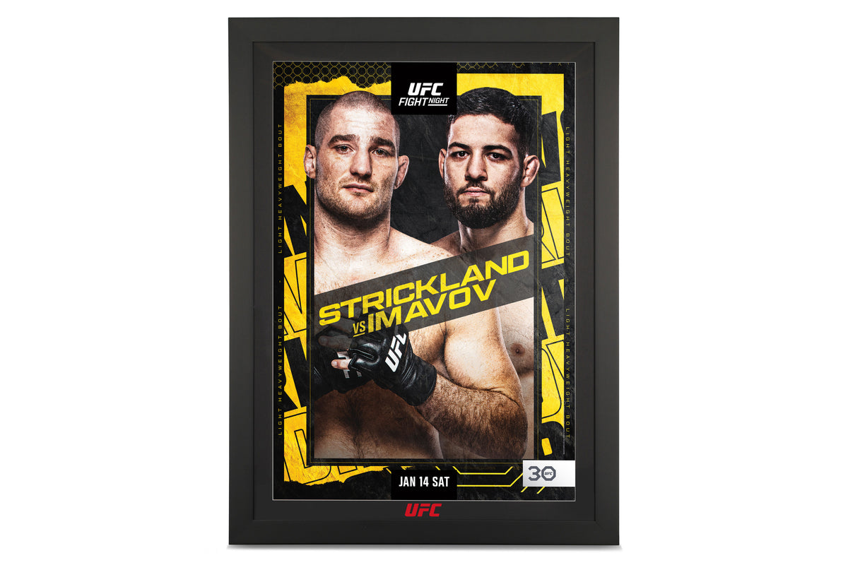 UFC Signed Posters | Autographed UFC Event Posters | UFC Collectibles ...