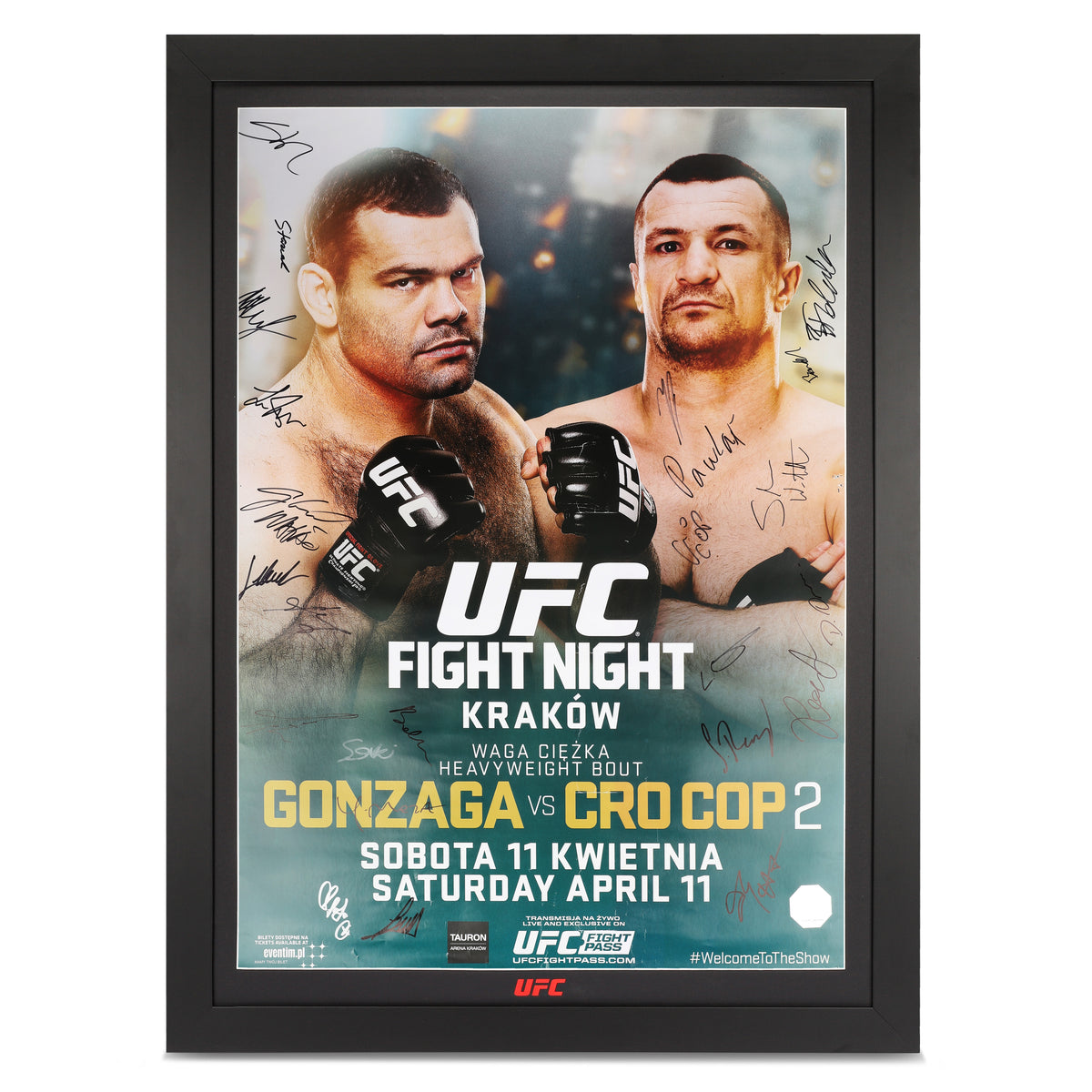Signed UFC Fight Posters | Autographed UFC Event Posters | UFC ...
