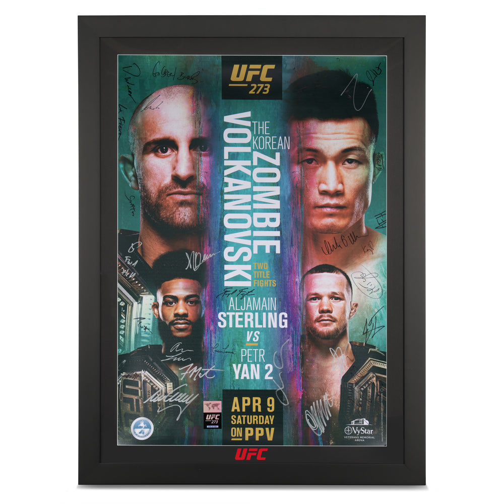 Signed UFC Fight Posters | Autographed UFC Event Posters | UFC ...