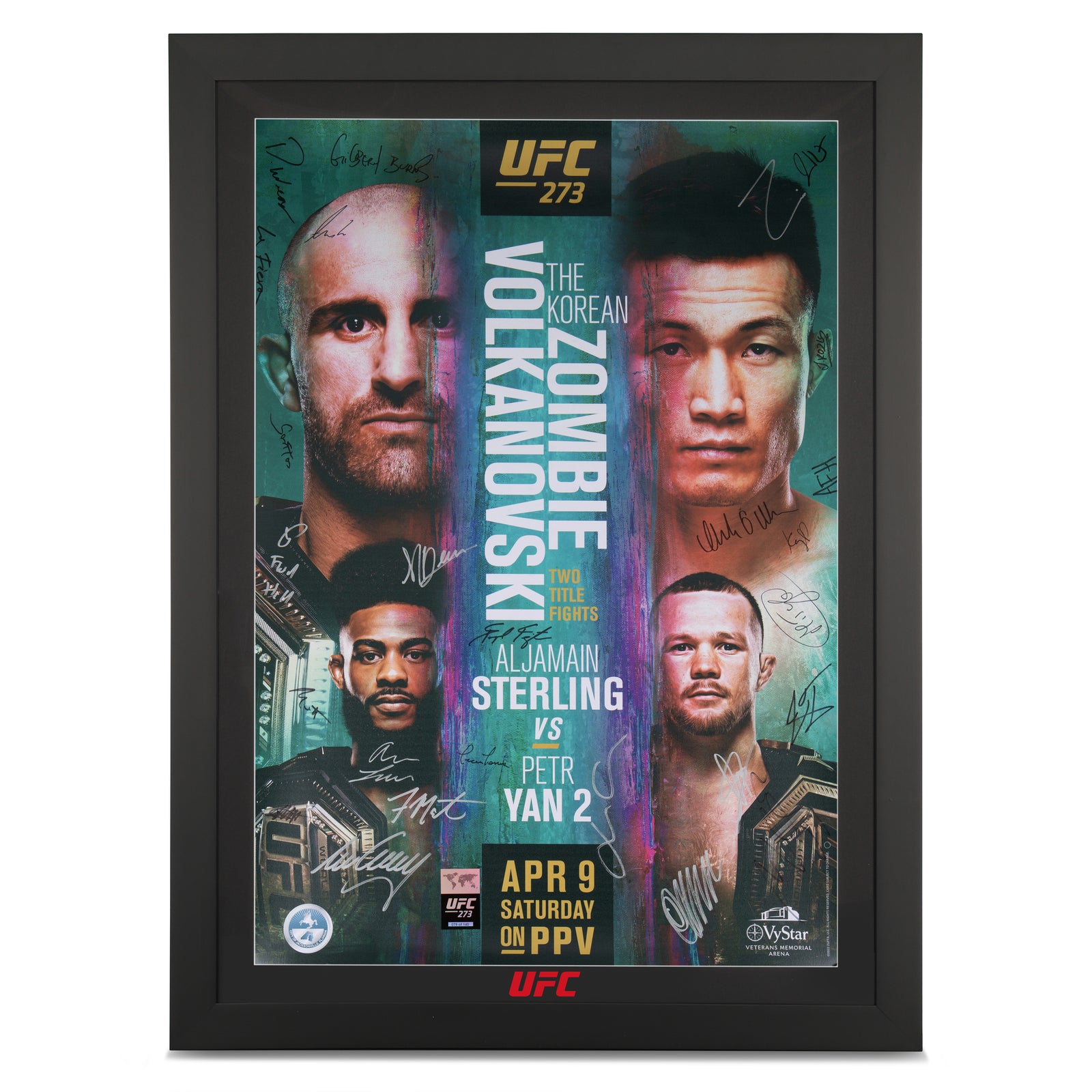 Signed UFC Fight Posters | Autographed UFC Event Posters | UFC ...